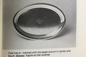 Adolf Hitler Informal Serving Trays, Reichswerke Hermann Göring-Wellner ...